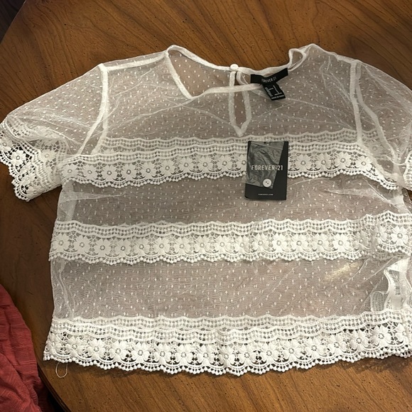 Forever 21 | Tops | 10 Sheer Top | Poshmark